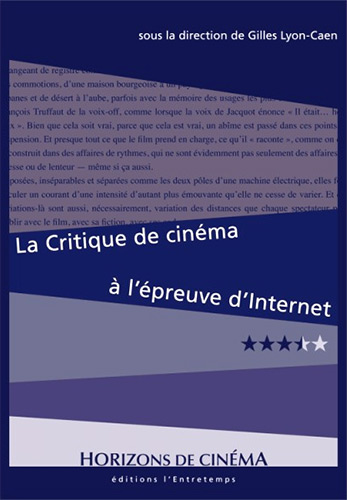 Livre : La Critique de cinéma à l'épreuve d'Internet